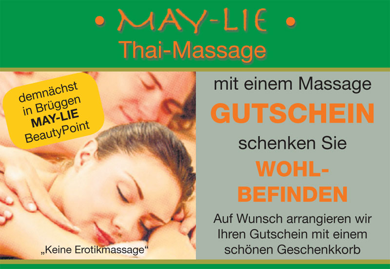 Gutscheine – Thai Massage May-Lie